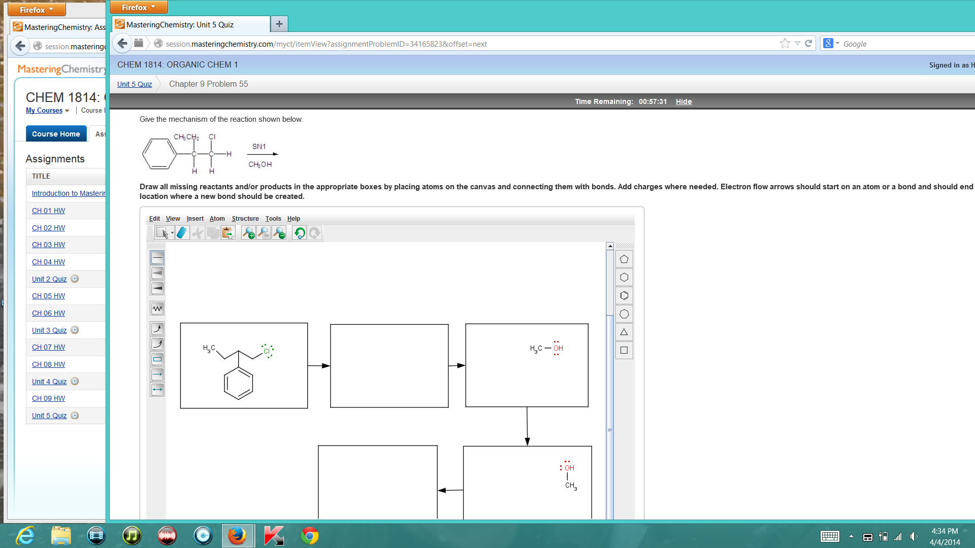 Chemistry Archive | April 04, 2014 | Chegg.com