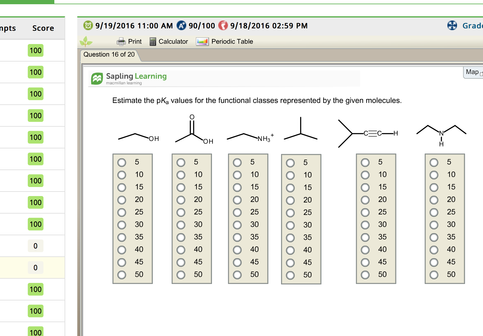 Chemistry Archive | September 18, 2016 | Chegg.com
