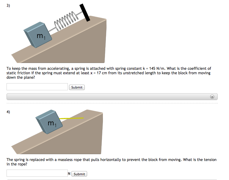 Solved: A Block With Mass M1 = 8.5 Kg Is On An Incline Wit... | Chegg.com