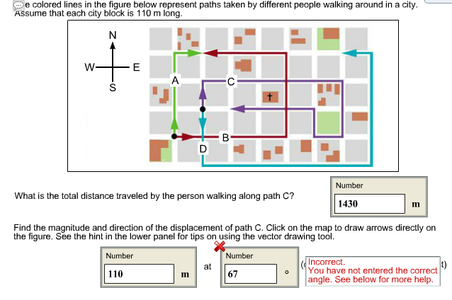 Solved: E Colored Lnes In The Figure Below Represent Paths... | Chegg.com