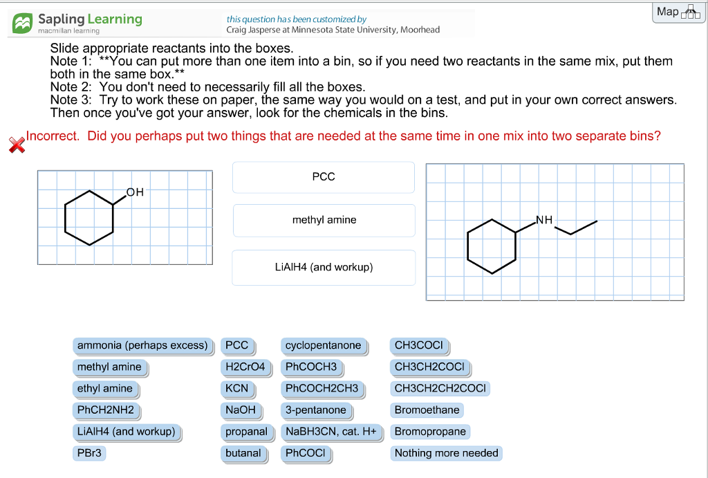 Solved: Slide Appropriate Reactants Into The Boxes. Note 1... | Chegg.com
