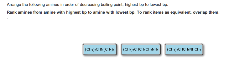 Solved: Arrange The Following Amines In Order Of Decreasin... | Chegg.com Solved: Arrange The Following Amines In Order Of Decreasin... | Chegg.com