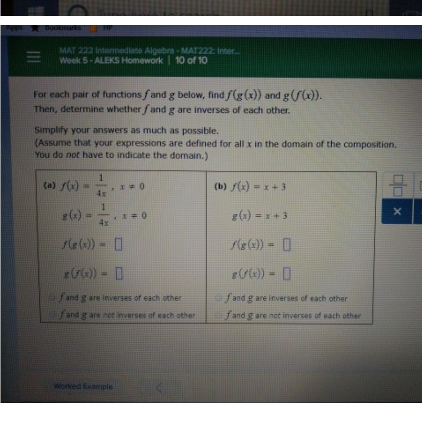 Solved: MAT 222 Intermedlate AlgebreB -MAT222: Inter Week ... | Chegg.com Solved: MAT 222 Intermedlate AlgebreB -MAT222: Inter Week ... | Chegg.com