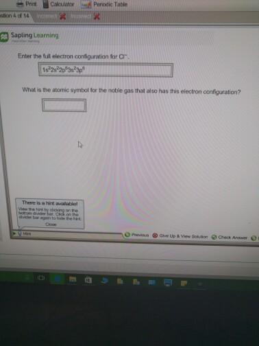 Solved: Print Calclator Stion 4 Of 14 Sapling Learning Ent... | Chegg.com