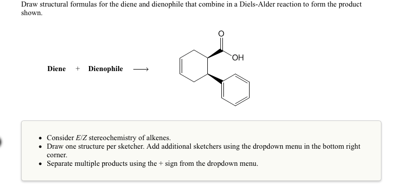 Solved: ?Draw Structural Formulas For The Diene And Dienop... | Chegg.com