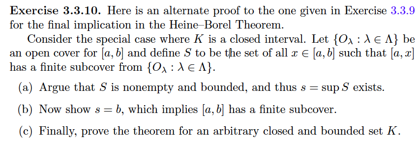 Solved Here is an alternate proof to the one given in | Chegg.com
