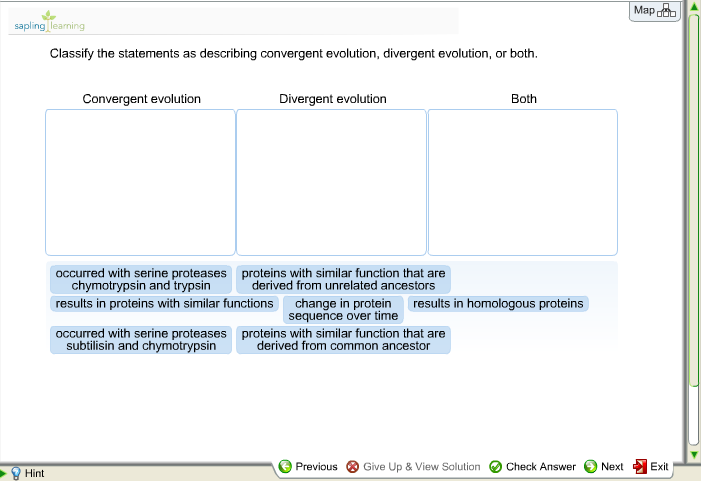 Solved: Map Sapling Learning Classify The Statements As De... | Chegg.com