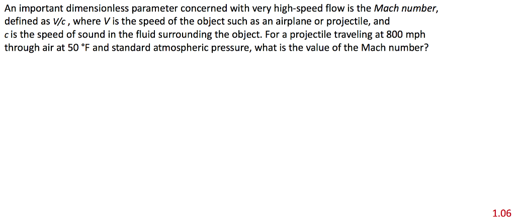 Solved An important dimensionless parameter concerned with | Chegg.com