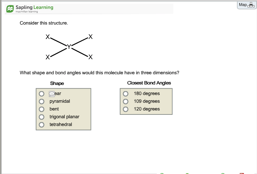 Solved: Consider This Structure. What Shape And Bond Angle... | Chegg.com