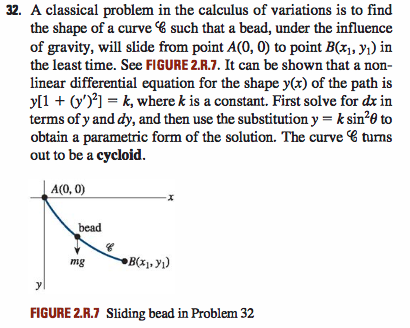 Solved A classical problem in the calculus of variations is | Chegg.com