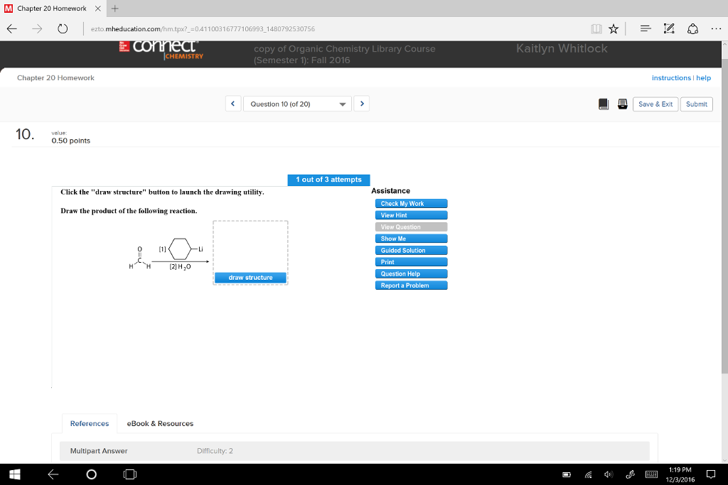 Solved: Click The "draw Structure" Button To Launch The Dr... | Chegg.com