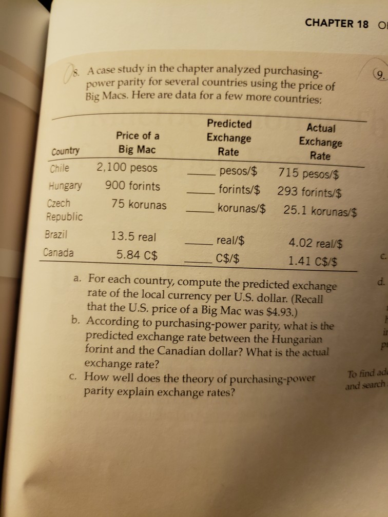 Solved CHAPTER 18 O A case study in the chapter analyzed | Chegg.com Solved CHAPTER 18 O A case study in the chapter analyzed | Chegg.com