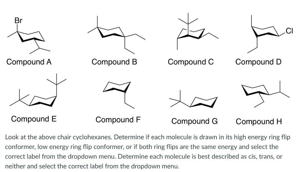 Solved: Br Cl Compound A Compound B CompoundC Compound D C... | Chegg.com