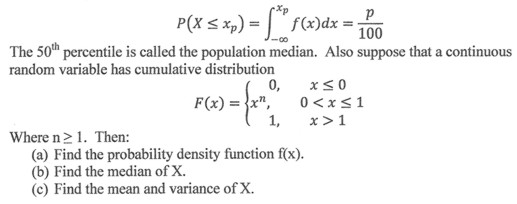 Solved: If X Is A Continuous Random Variable With P.d.f. F... | Chegg.com