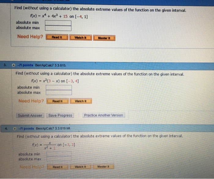 Solved Find (without using a calculator) the absolute | Chegg.com