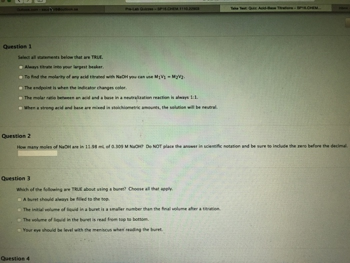 Solved: Select All Statements Below That Are TRUE. Always ... | Chegg.com
