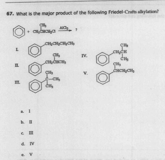 Solved What is the major product of the following | Chegg.com