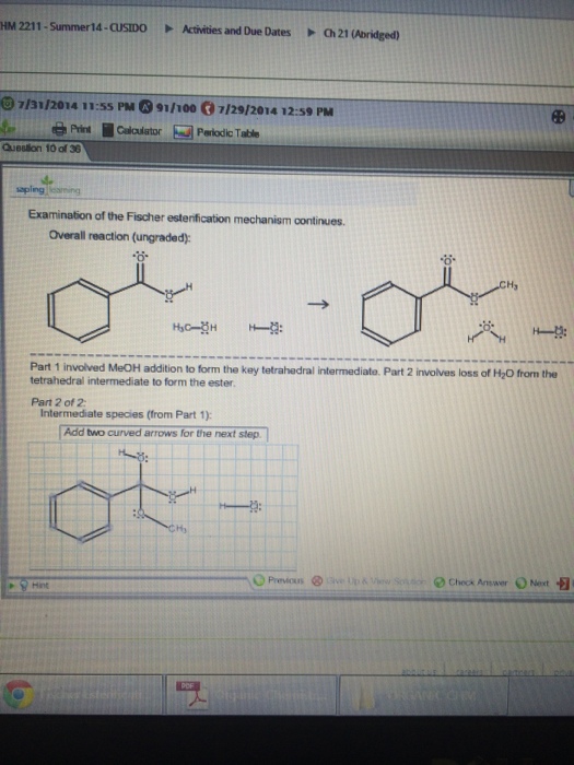 Chemistry Archive | July 29, 2014 | Chegg.com