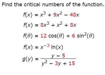 Solved Find the critical numbers of the function. f(x) = x3 | Chegg.com