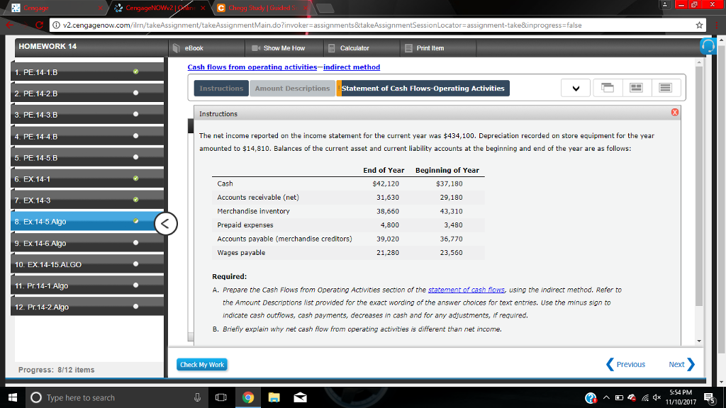 Solved: ☆ Cengage 없, CengageNow2lOnlinx EChegg Study!Guid... | Chegg.com