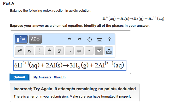 Solved: For Mastering Chemistry What Is The Correct Format... | Chegg.com