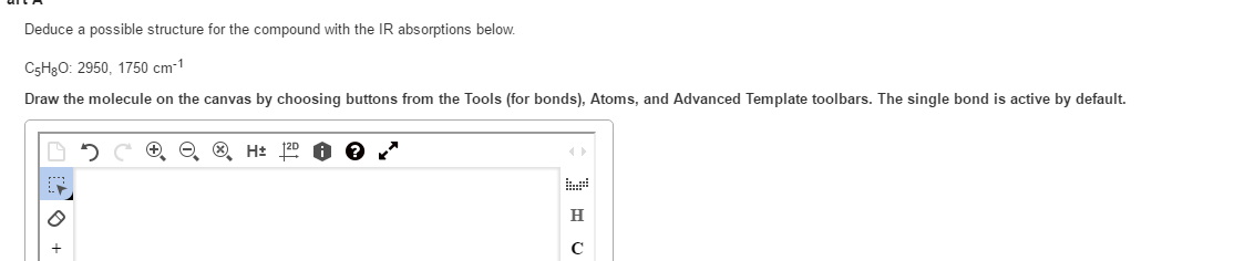 Solved Deduce a possible structure for the compound with the | Chegg.com