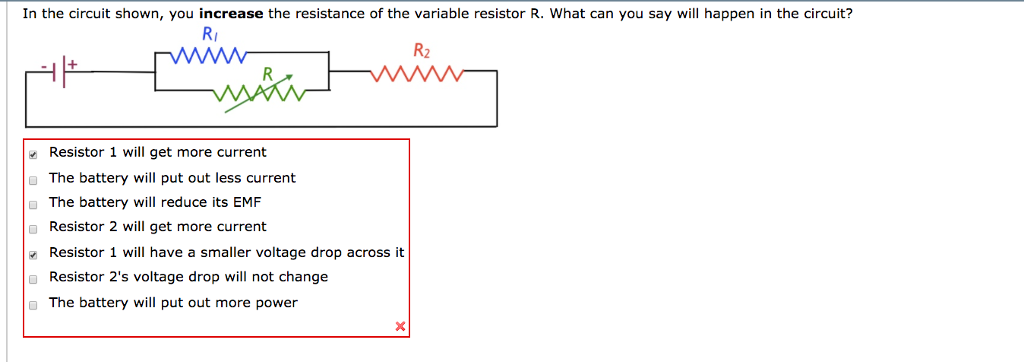 Solved: In The Circuit Shown, You Increase The Resistance ... | Chegg.com