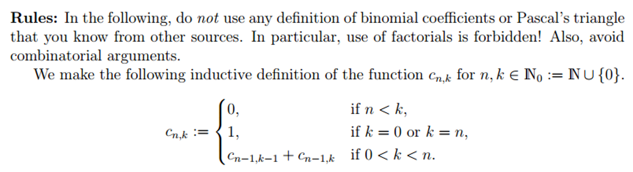 Solved We make the following inductive definition of the | Chegg.com