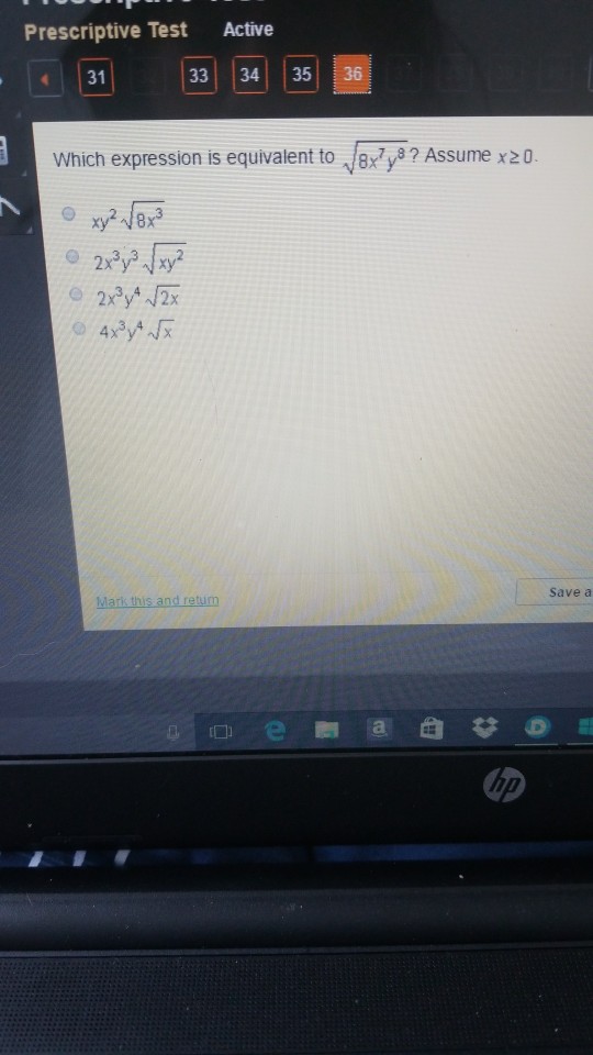 Solved Prescriptive Test Active 31 33 34 35 36 which | Chegg.com