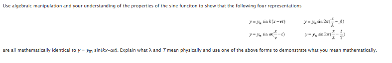 Solved: Use Algebraic Manipulation And Your Understanding ... | Chegg.com