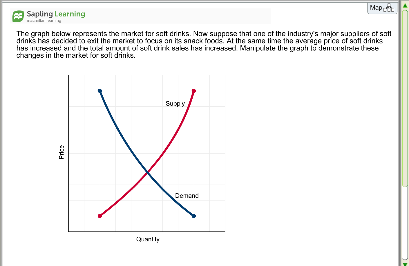 Solved: Map A A Sapling Learning Macmillan Learning The Gr... | Chegg.com