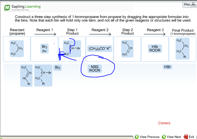 Solved: Why Did We Use Br2 Hv Instead Of NBS ROOR? Is Br2 ... | Chegg.com