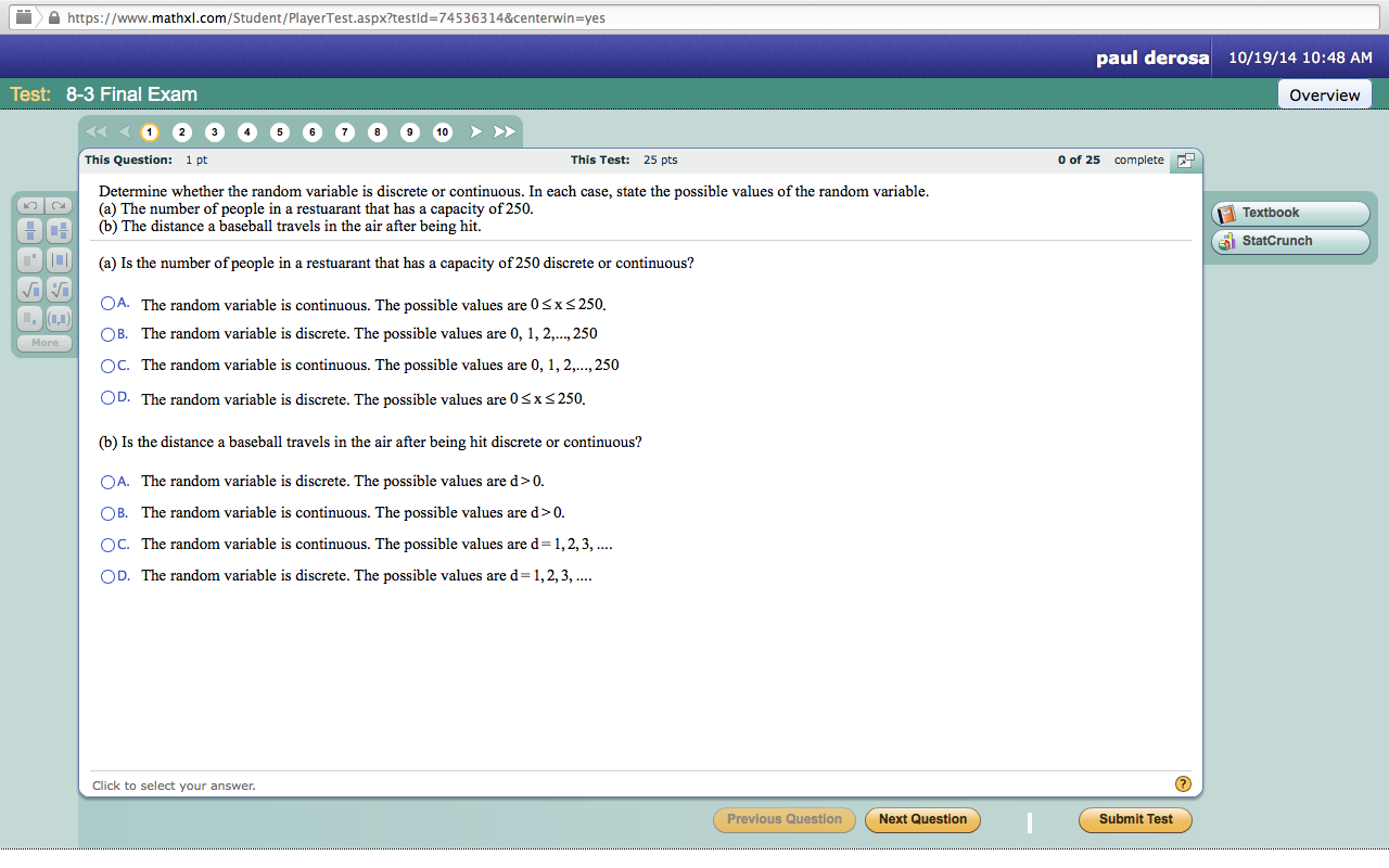 Solved: I Https Mathxl.com Student/PlayerTest.aspx?testld ... | Chegg.com