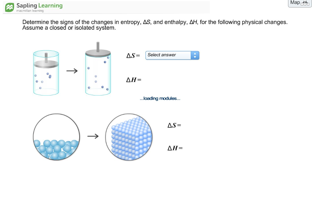 Solved: Determine The Signs Of The Changes In Entropy, Del... | Chegg.com