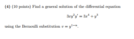 Solved Find a general solution of the differential equation | Chegg.com