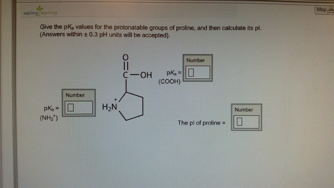 Solved: Sapling Leaming Give The PKa Values For The Proton... | Chegg.com