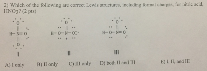 Solved: Which Of The Following Are Correct Lewis Structure... | Chegg.com