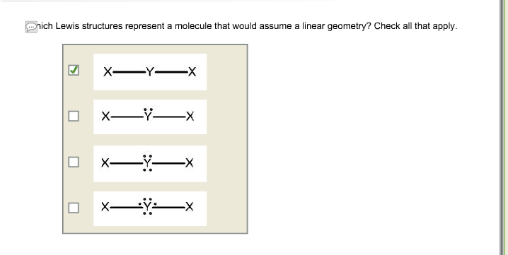 Solved: Lewis Structures Represent A Molecule That Would A... | Chegg.com