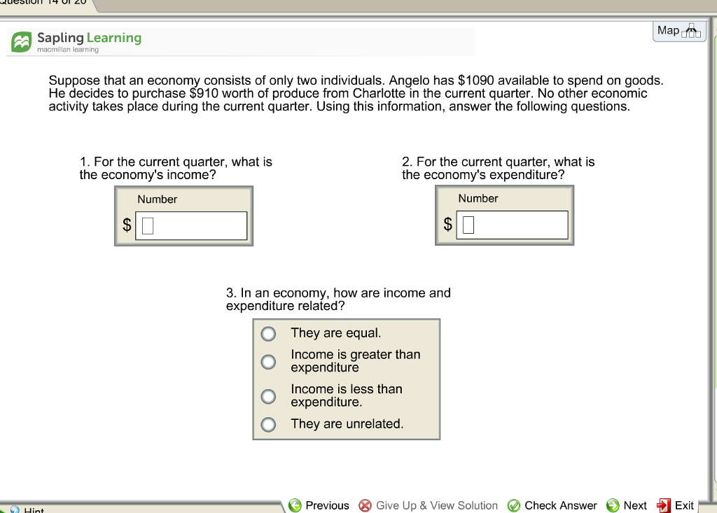 Solved: Map Sapling Learning Macmillan Learning Suppose Th... | Chegg.com