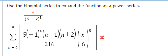 Solved: Use The Binomial Series To Expand The Function As ... | Chegg.com