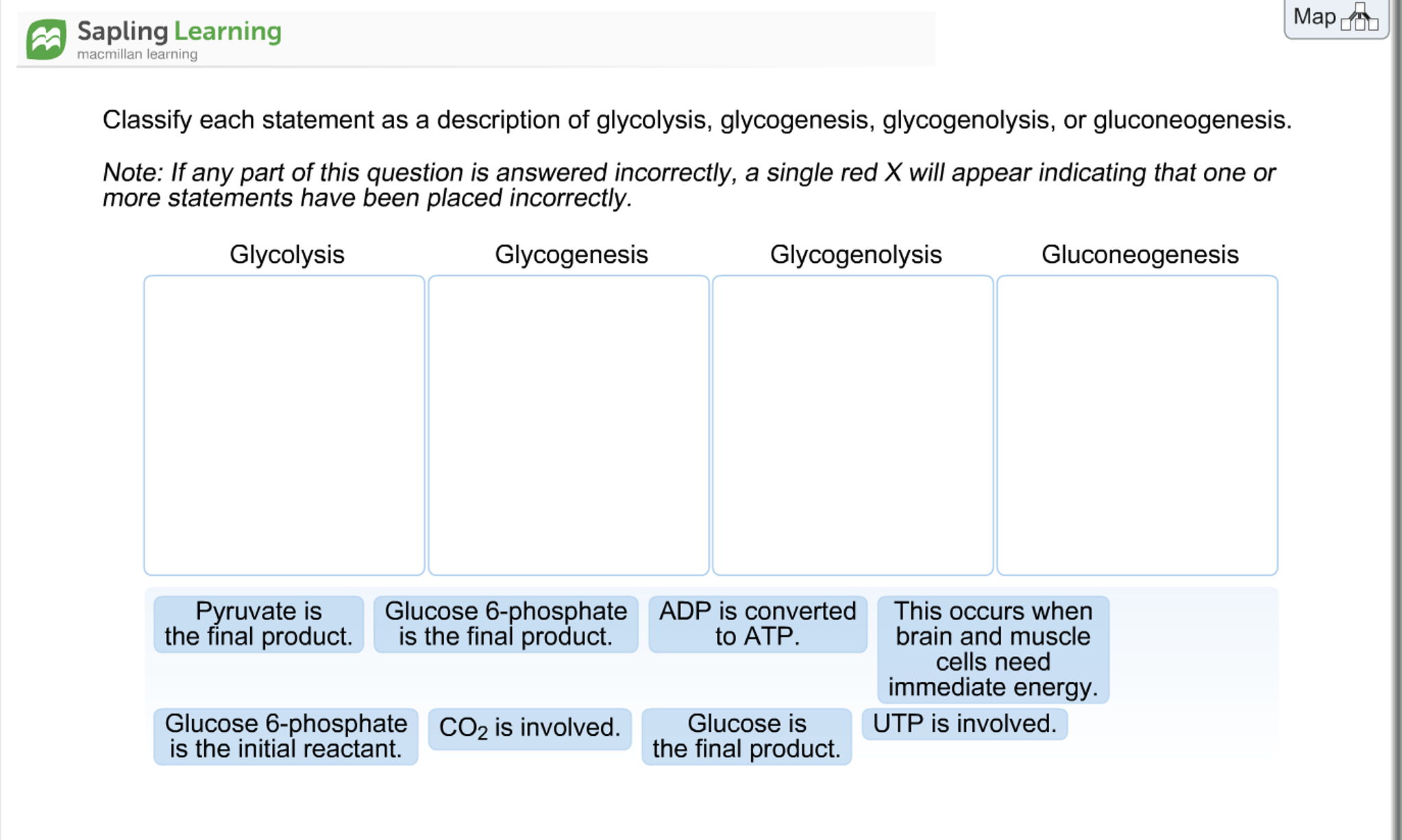 Solved: Please Help With Biochemistry. Classify Each State... | Chegg.com