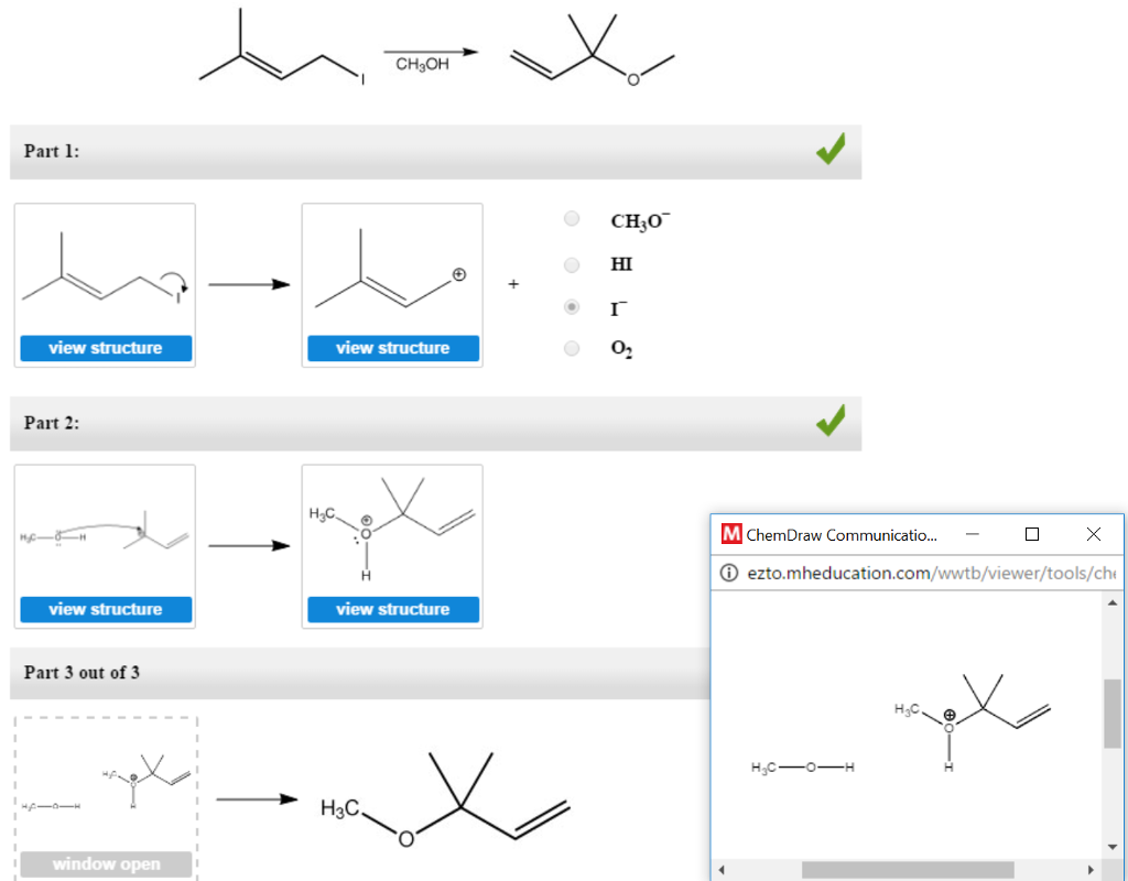 Solved: Be Sure To Answer All Parts. Draw A Stepwise Mecha... | Chegg.com