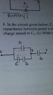 Solved In the circuit given below, C1 = 60 µF, C2 = 20 µF, | Chegg.com
