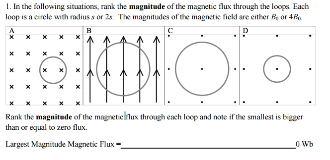 Solved: In The Following Situations, Rank The Magnitude Of... | Chegg.com