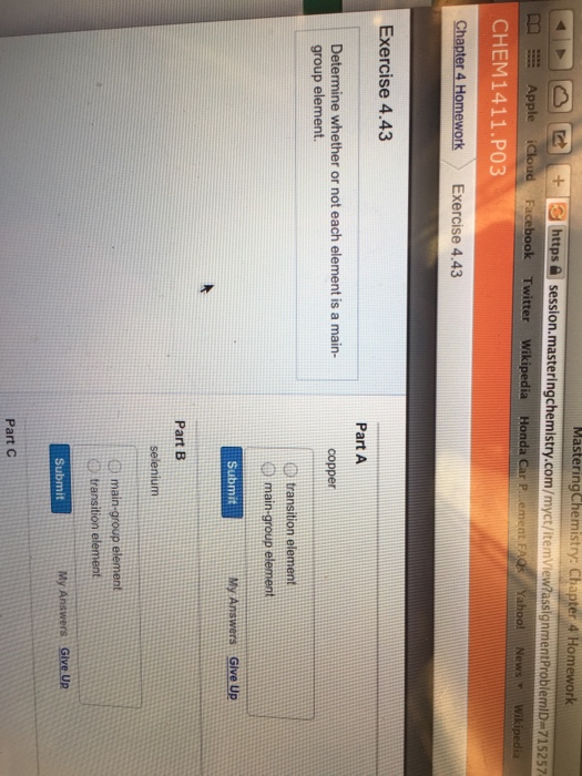 Solved: Mastering Chemistry: Chapter 4 Homework Apple Http... | Chegg.com Solved: Mastering Chemistry: Chapter 4 Homework Apple Http... | Chegg.com