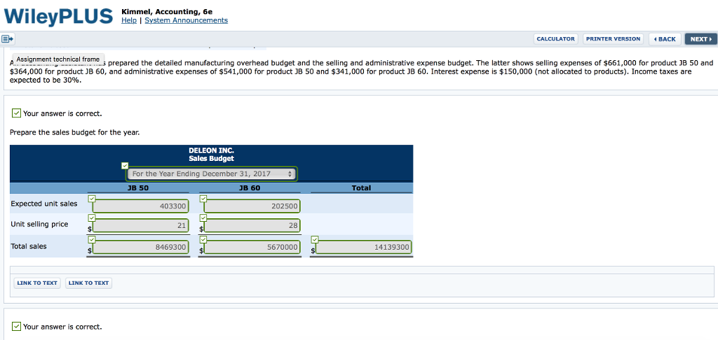 Solved: Wiley PLUS Kimmel, Accounting, 6e Help I System An... | Chegg.com