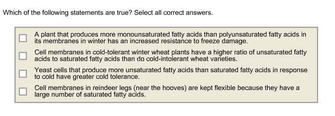 Solved: Which Of The Following Statements Are True? Select... | Chegg.com
