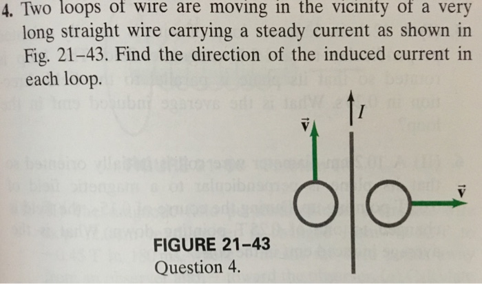 Solved: Two Loops Of Wire Are Moving In The Vicinity Of A ... | Chegg.com