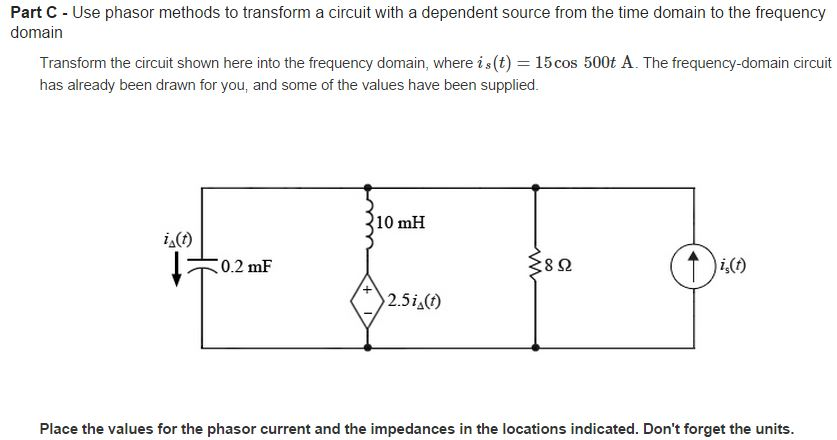 Solved: Transform The Circuit Shown Here Into The Frequenc... | Chegg.com