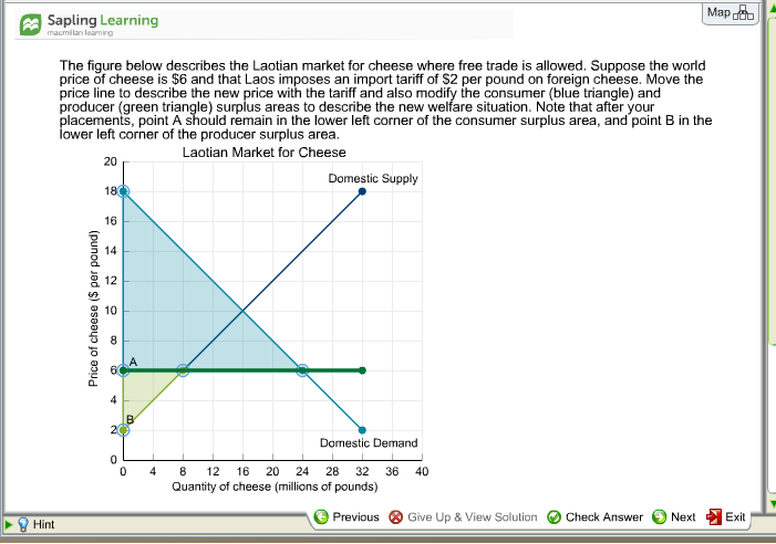 Solved: Map Sapling Learning The Figure Below Describes Th... | Chegg.com